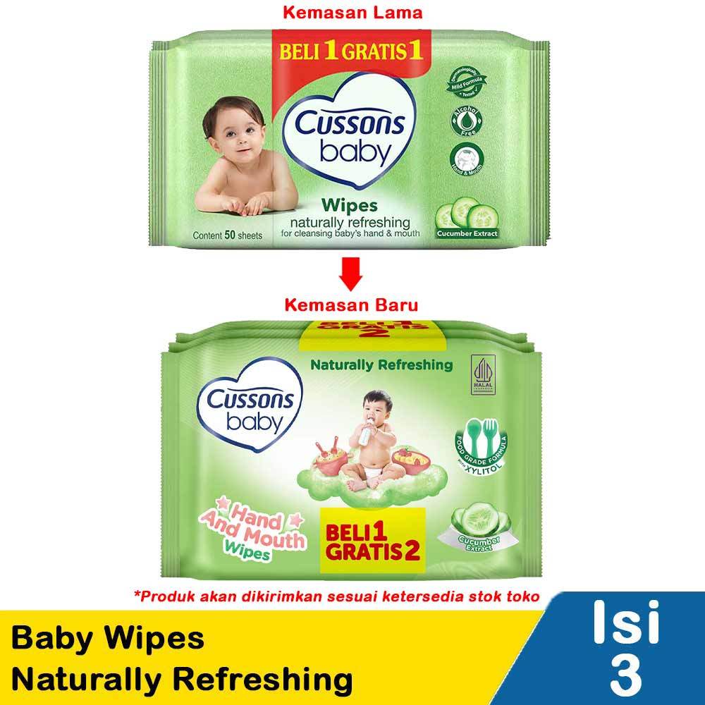 Jual Tisu Basah Cussons Baby beli 1 gartis 2 | Shopee Indonesia