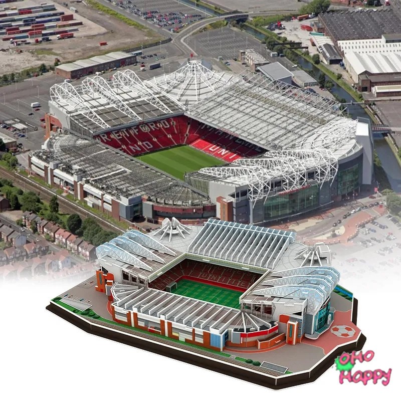 Jual 3D Puzzle Stadium | MANCHESTER UNITED - OLD TRAFFORD | Miniatur ...