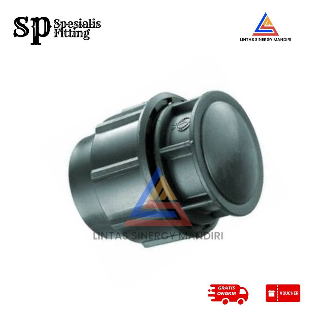 Jual Fitting HDPE End Cap 50mm (1-1/2") | Shopee Indonesia