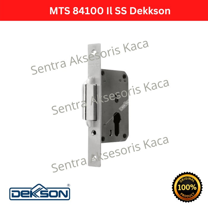 Jual Mortise Lock Body Kunci MTS SLD DL 84100 SS Dekkson Dekson ...