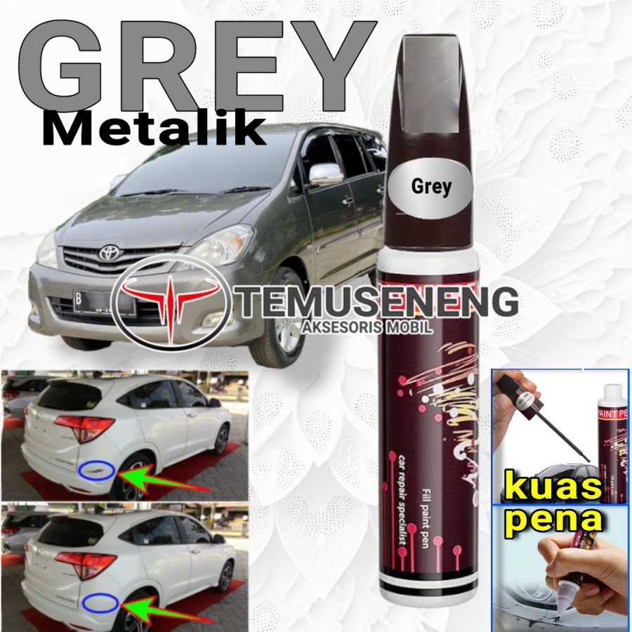 Jual Cat Grey Metalik Abu Spidol Body Mobil Motor Penghilang Lecet ...