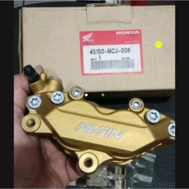 Jual Kaliper kiri 4 piston Nissin original Japan | Shopee Indonesia