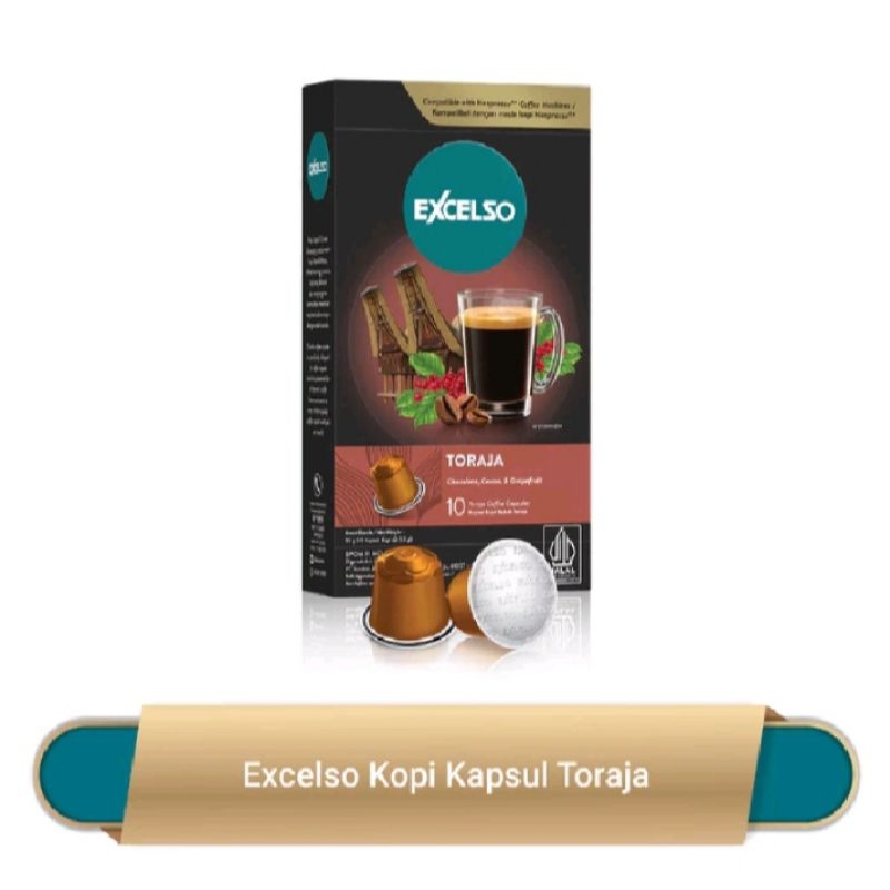 Jual Excelso Kopi Kapsul Toraja (Nespresso Compatible) | Shopee Indonesia