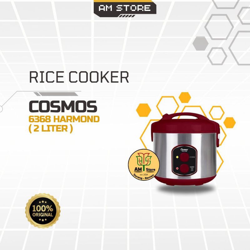 Jual Magic Com Cosmos / Rice Cooker Cosmos 6368 Harmond (2 Liter ...
