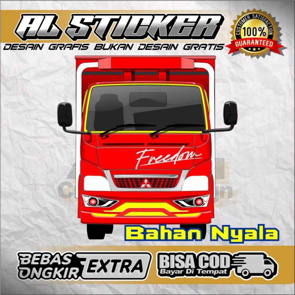 Jual STICKER CUTTING TULISAN LATIN KEBIN TRUK SIMPEL TERBARU(BISA ...