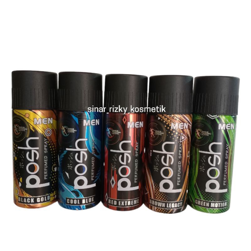 Jual Posh Men Perfumed Body Spray - Parfum 150ml | Shopee Indonesia