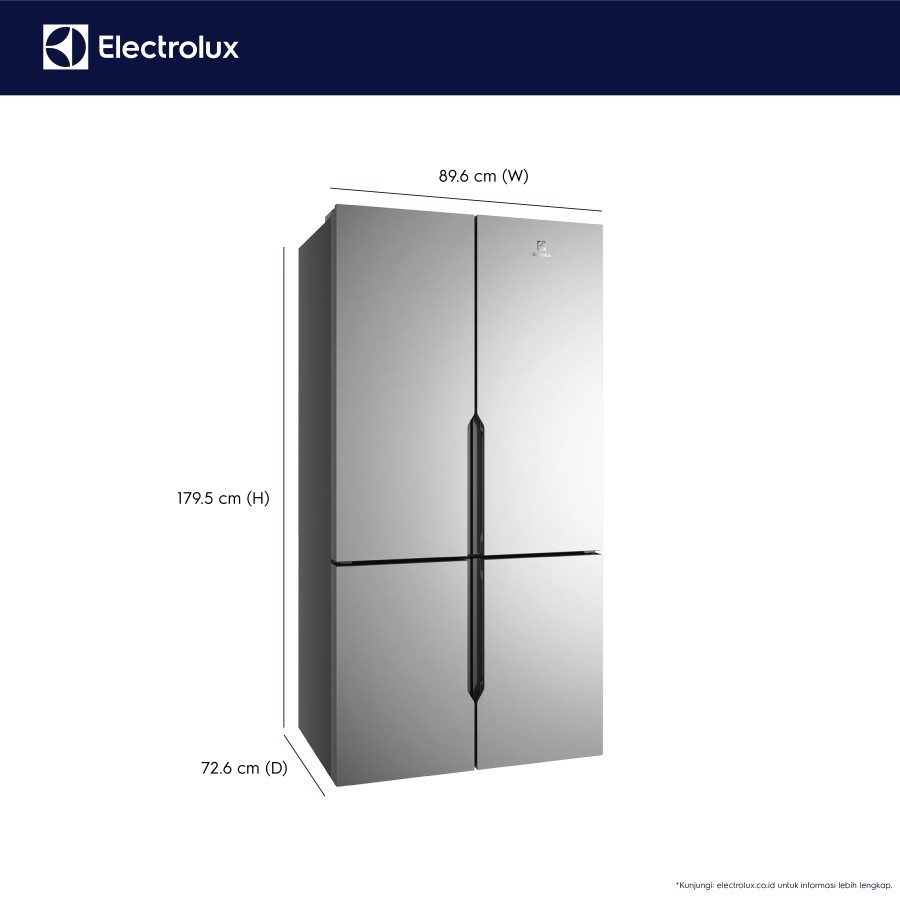 Jual ELECTROLUX Kulkas 4pintu EQE 5600 A-S / EQE5600A-S / EQE 5600A-S ...