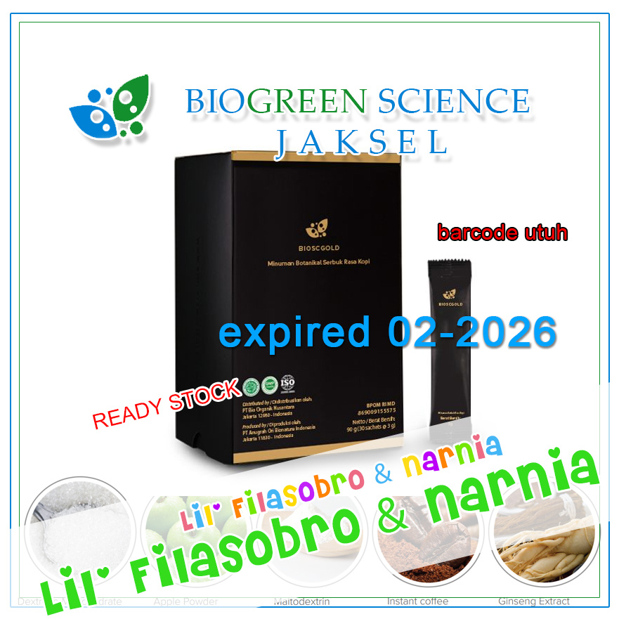 Jual BioGold Biogreen Bio Sc Gold Original | Stemcell Gold Apple ...