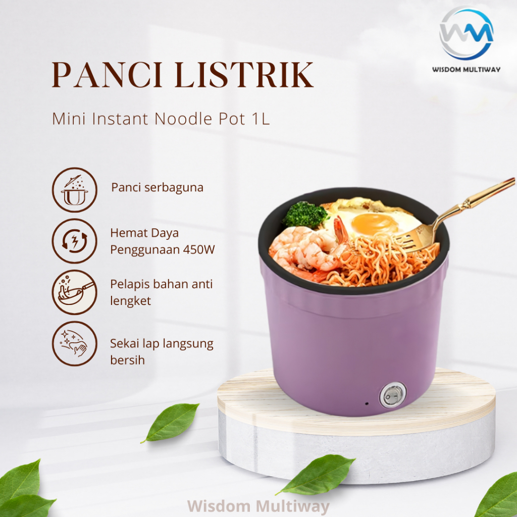 Jual Rice Cooker Mini Serbaguna 1 Liter Penanak Nasi Mini / Panci ...