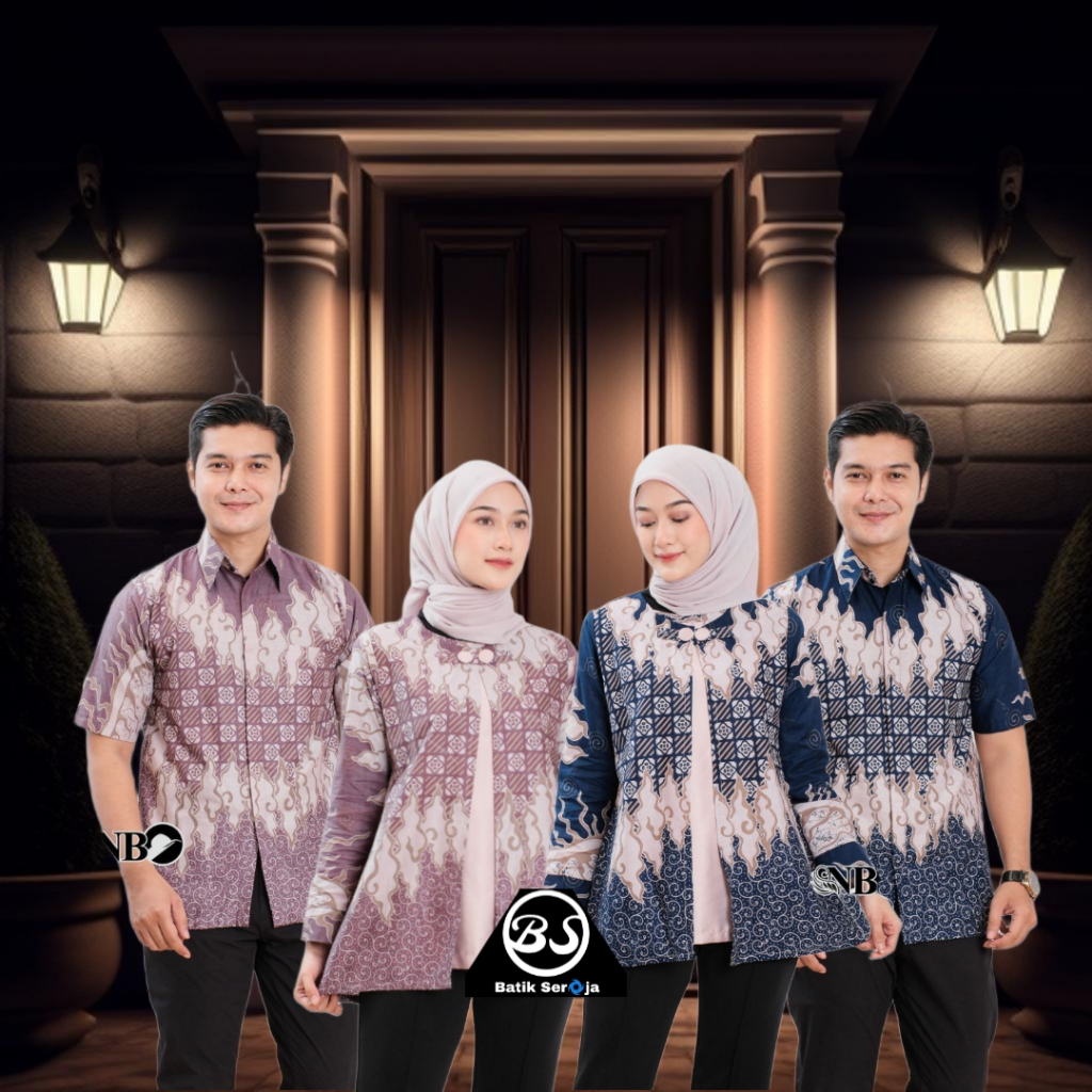 Jual BATIK COUPLE SEROJA MOTIF SEROJA SERIES | Shopee Indonesia