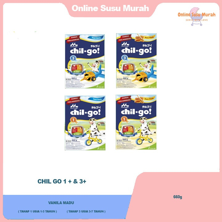 Jual [KEMASAN BARU] Chil Go Powder Morinaga Susu Pertumbuhan Anak ...
