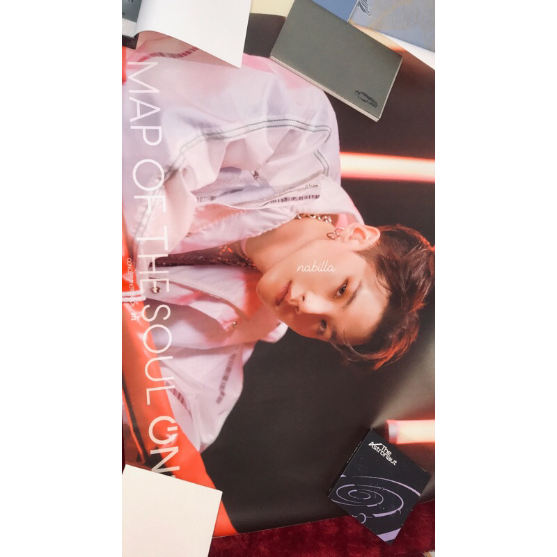 Jual POSTER SUG BTS OFFICIAL MOTS ONE | Shopee Indonesia