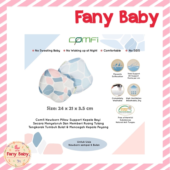 Jual COMFI NEWBORN PRIMARY BREATHING PILLOW / BANTAL BAYI | Shopee ...