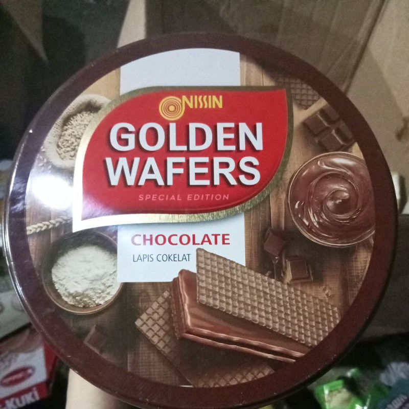 Jual wafer golden wafers @Nissin 267g | Shopee Indonesia