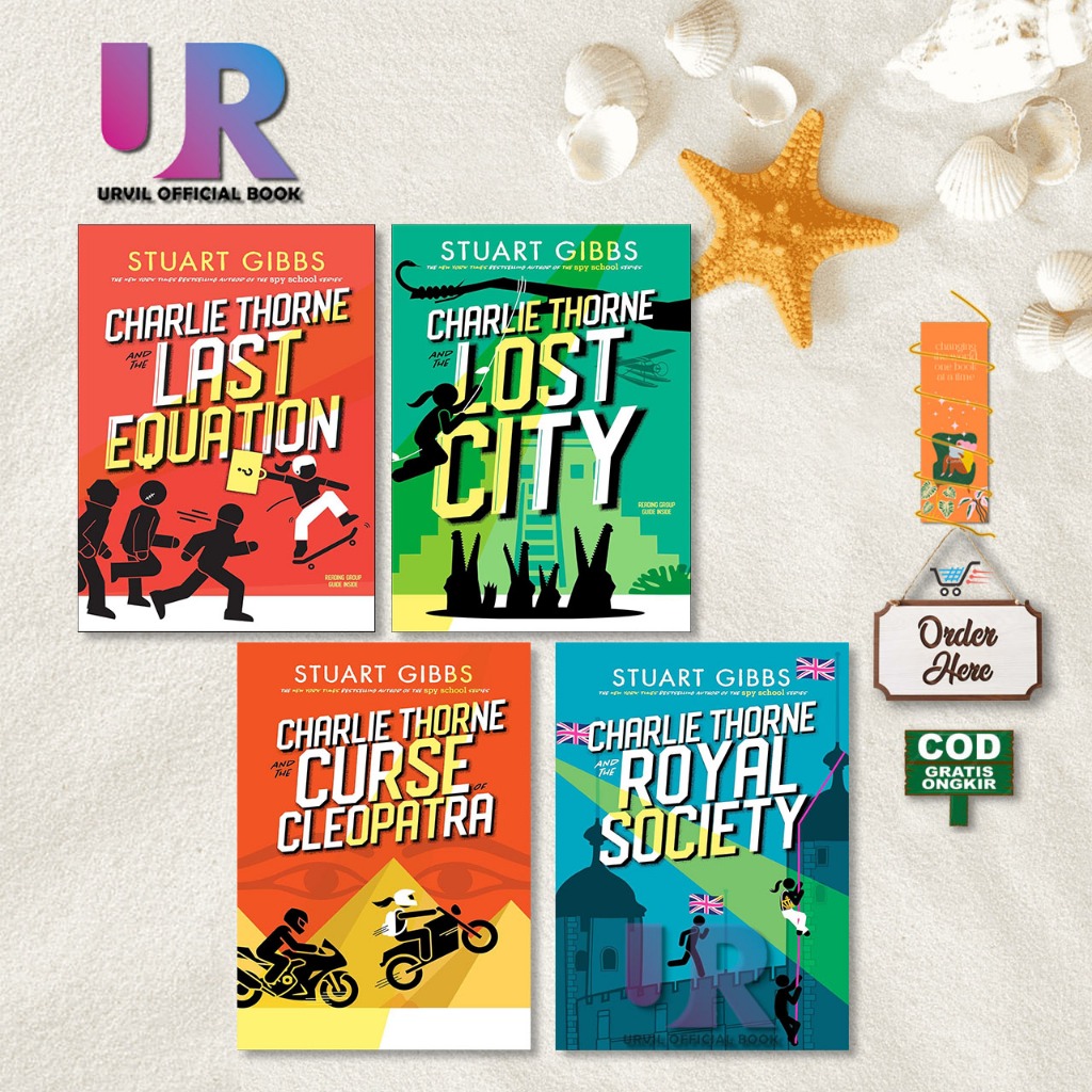 Jual Charlie Thorne 4 book series By Stuart Gibbs (English) | Shopee ...