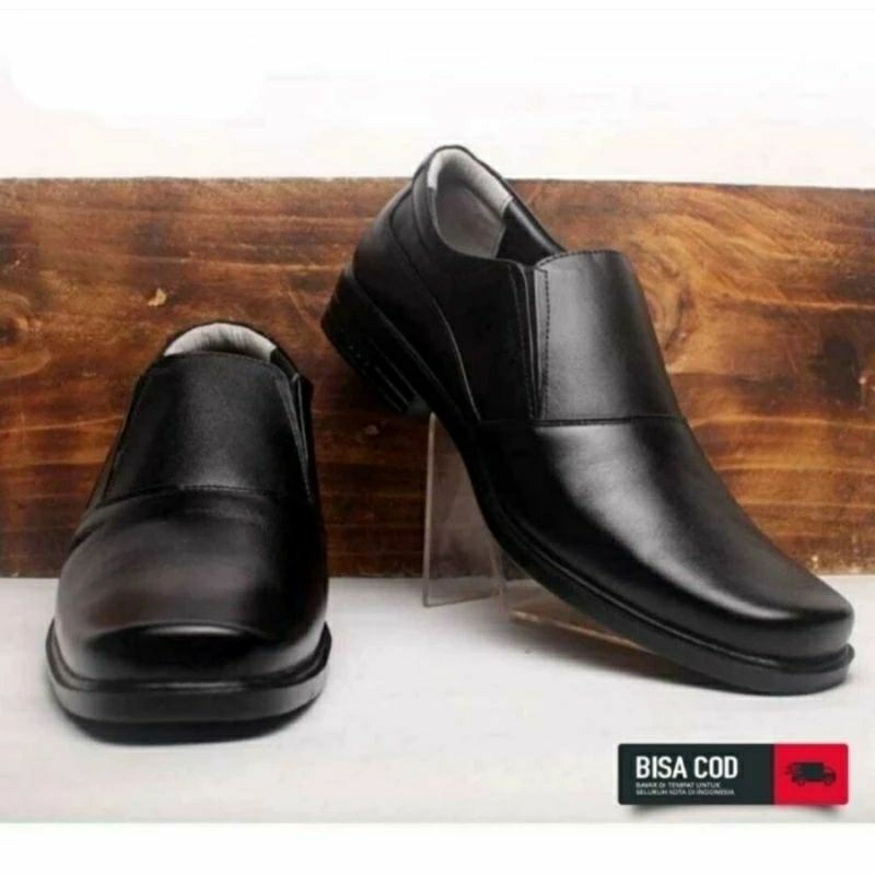Jual sepatu kerja pantofel pria hitam formal | Shopee Indonesia