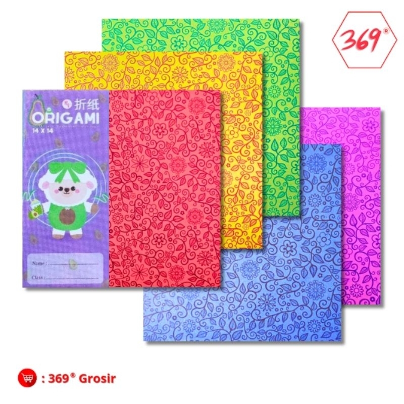 Jual 369 - Kertas Lipat / Origami Motif Batik 14 x 14 Isi 20 Lembar 2 ...