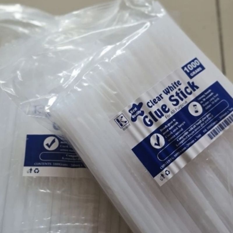 Jual (1 pack) 1 kg Refill isi lem tembak Glue Gun isian Kecil isi lem ...