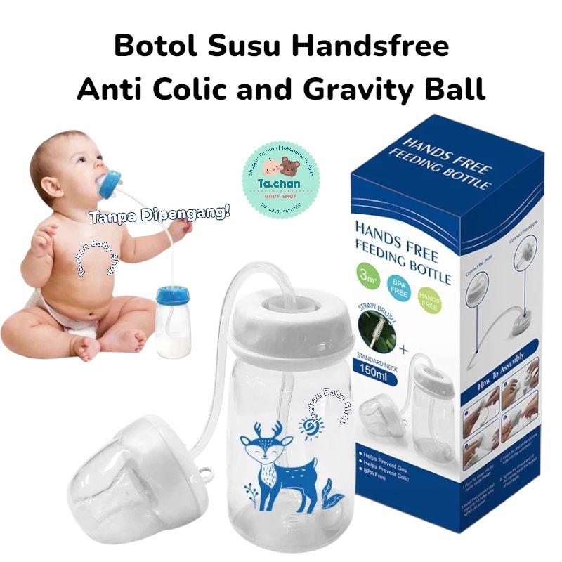 Jual Botol Susu Handsfree Anti kolik Gravity Ball / Botol susu tanpa ...