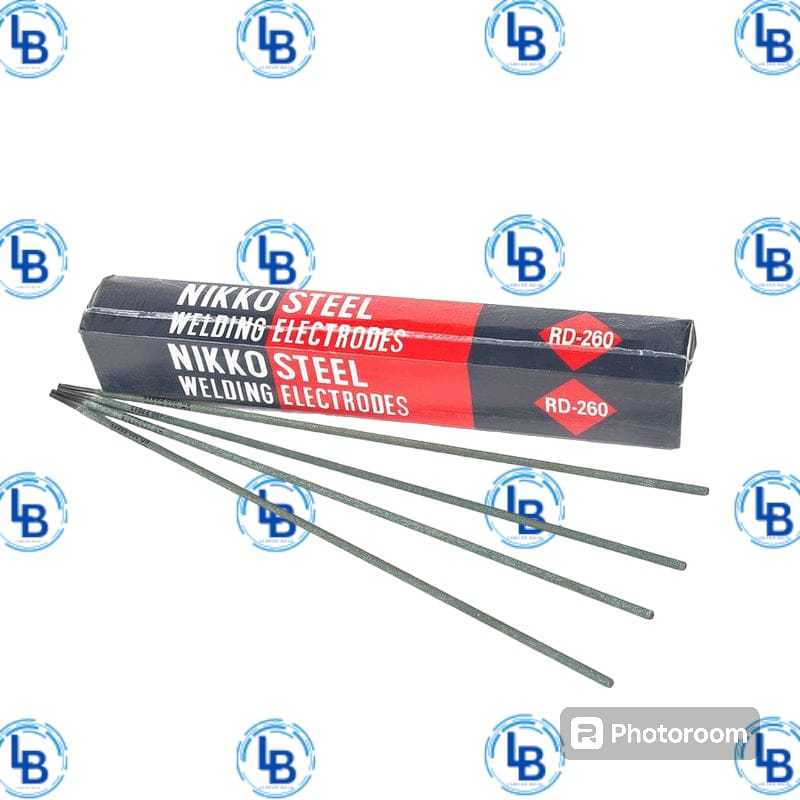 Jual Kawat Las Nikko Steel RD 260 Ukuran 2,6mm X 350mm Kemasan Dus Isi 5kg | Shopee Indonesia
