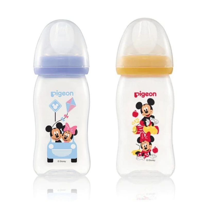 Jual Pigeon Disney Baby Soft Touch Clear PP Wide Neck Bottle 240ml | Shopee Indonesia