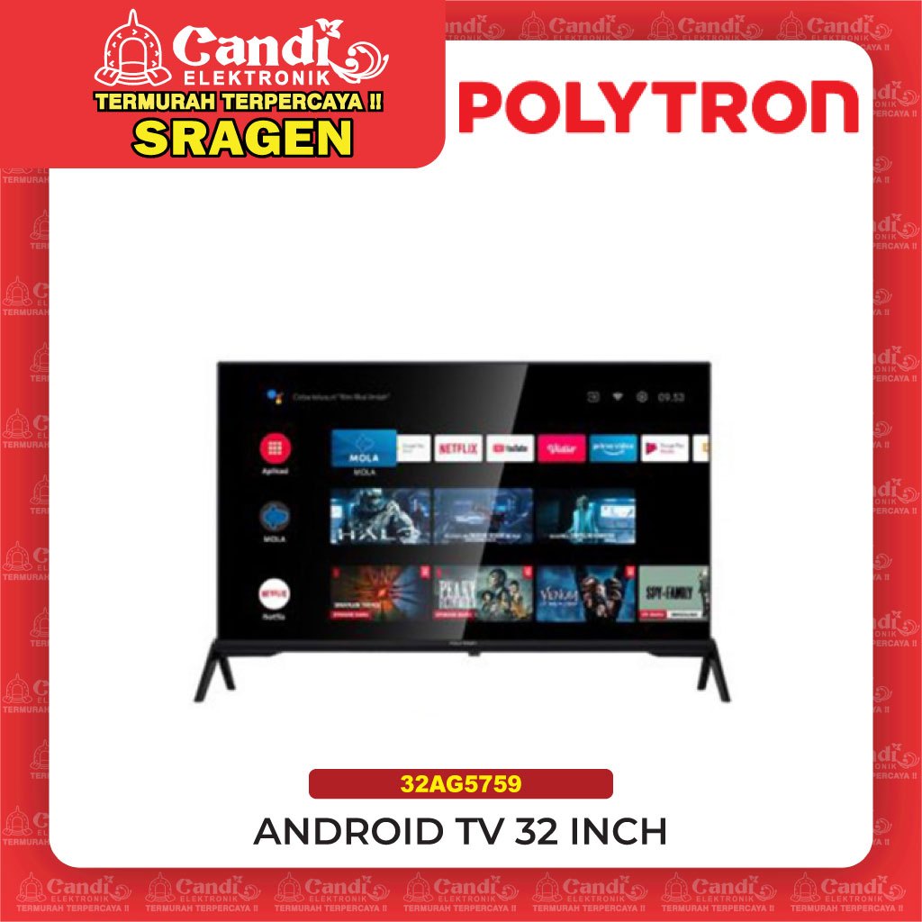 Jual POLYTRON Smart Android TV 32 Inch - 32AG5759 | Shopee Indonesia