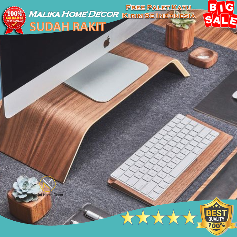 Jual Meja Monitor Komputer Desk Shelf Stand Monitor Tatakan Dudukan ...