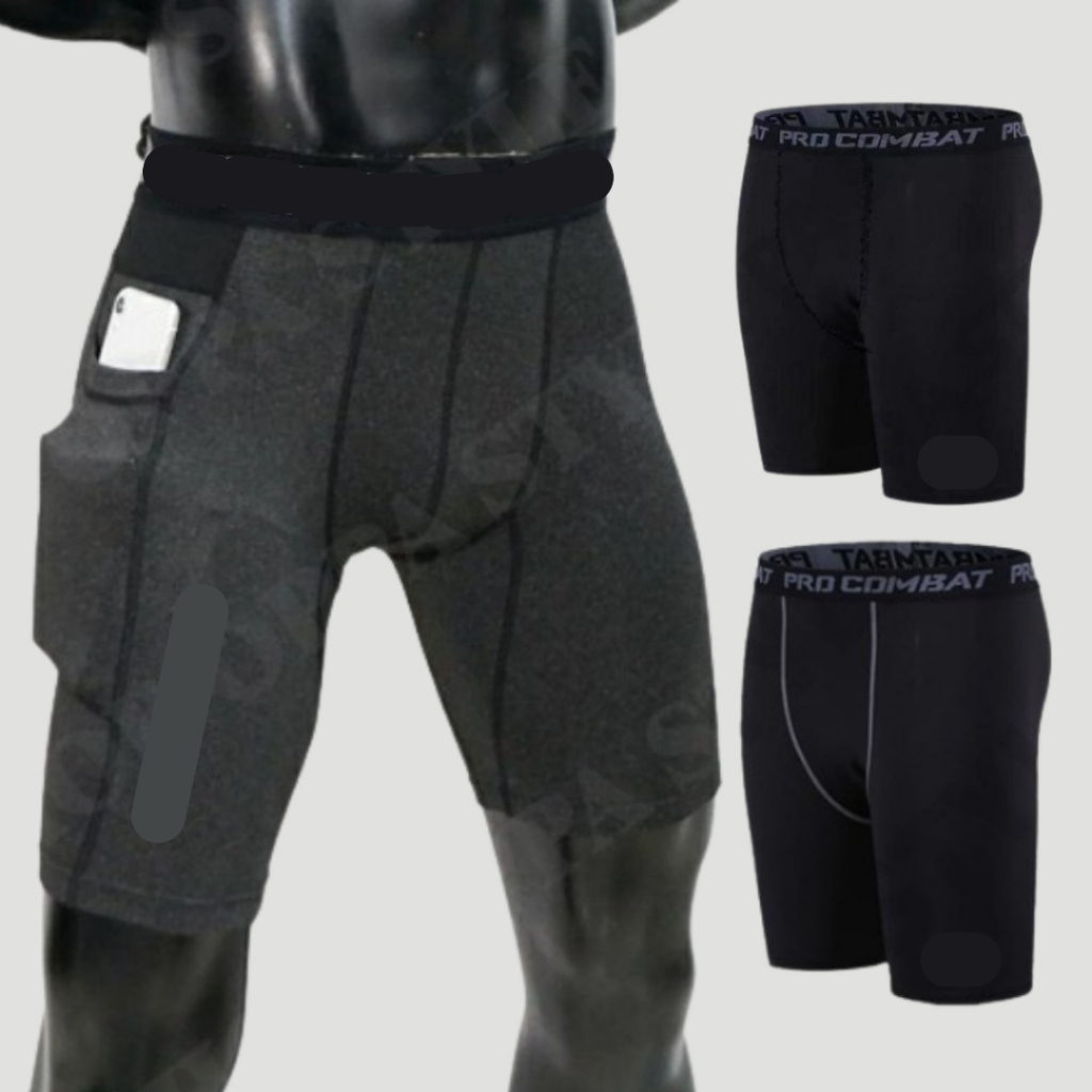 Jual Oppa Style Shop CELANA LEGGING SPORT PENDEK COWOK PRIA GYM FITNESS ...