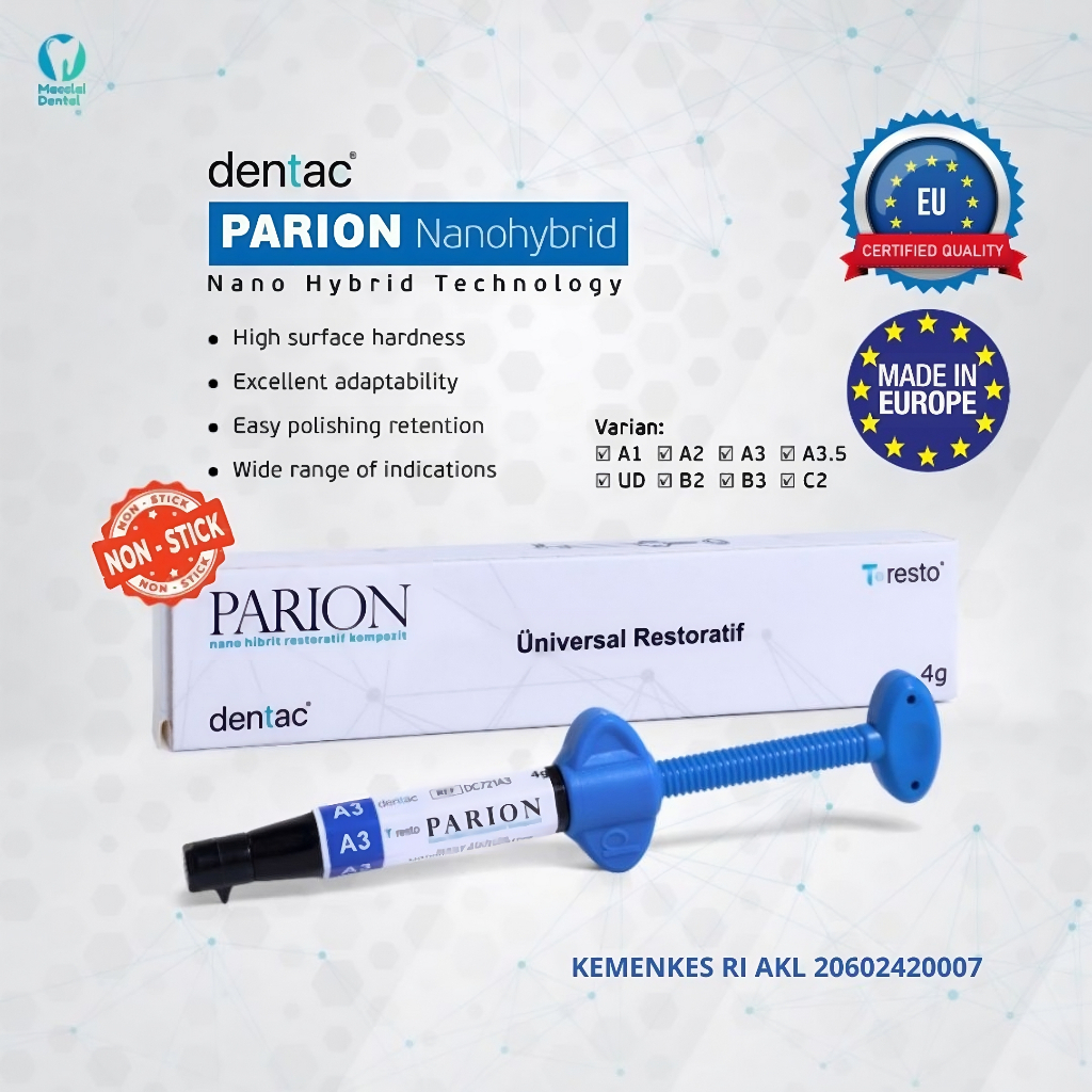 Jual DENTAL COMPOSITE / COMPOSIT NANO HYBRIDE KOMPOSIT PARION DENTAC ...