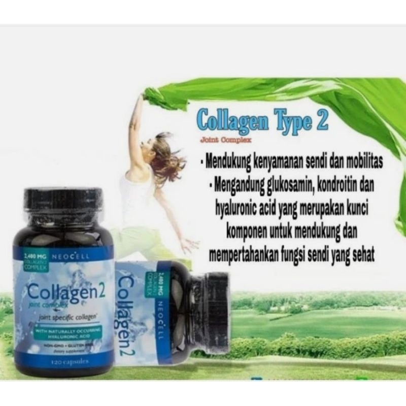 Jual Neocell Collagen Type 2 Joint Jomplex 2400mg Isi 120 Capsules ...