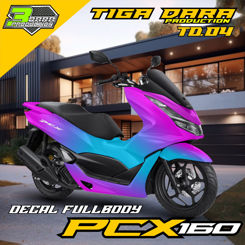 Jual Decal Pcx 160 Decal Fullbody Honda Pcx 160 2021 Desain Simpel Kode ...