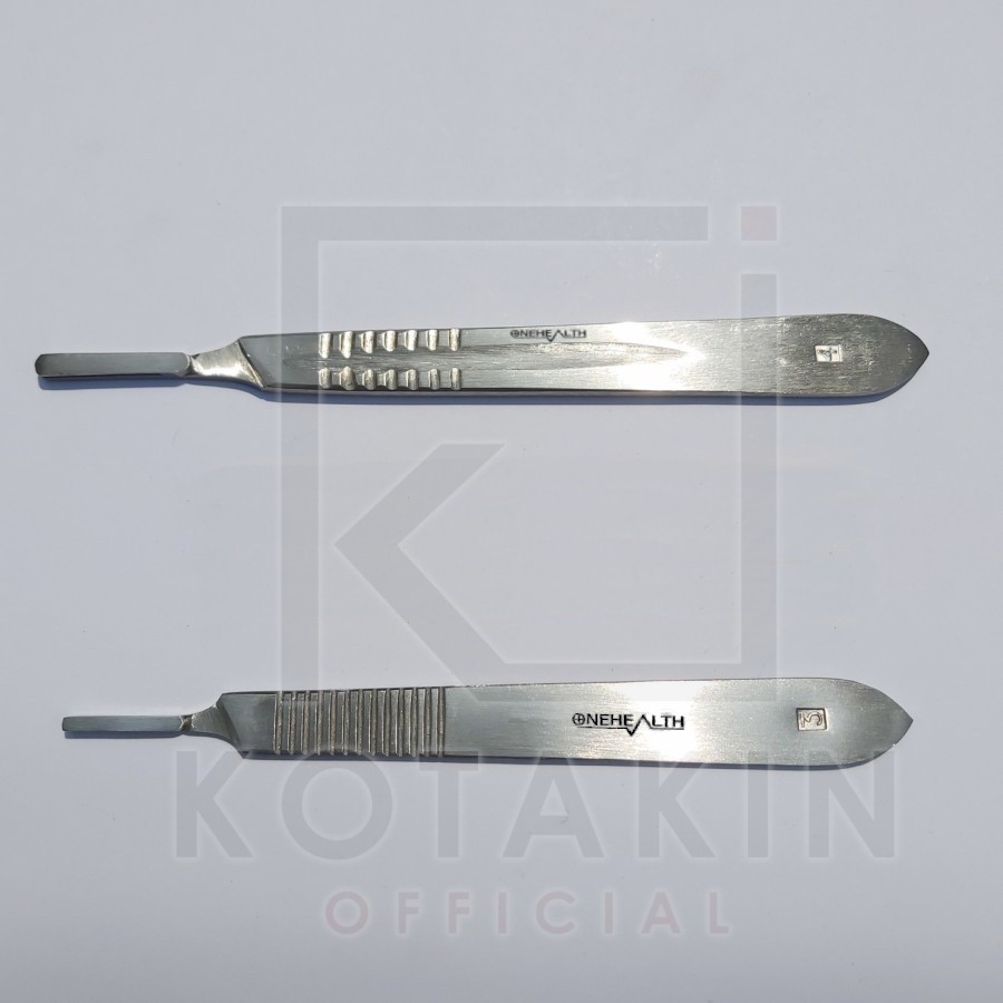 Jual Scalpel Handle Onehealth No. 3 4/ Gagang Pisau Bedah Bisturi ...