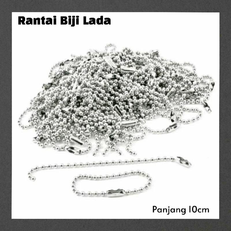 Jual Rantai Biji Lada Rantai Kuku Rantai Hang Tag | Shopee Indonesia
