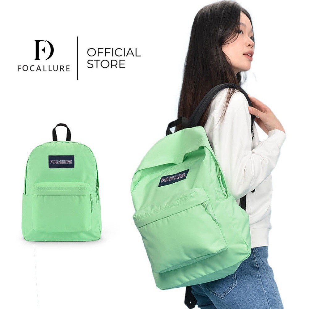 Jual Focallure Bag Backpack Polyester Tas Kuliah Wanita Tas Sekolah Tas ...