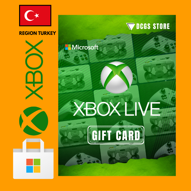 Jual Xbox Gift Card 25, 50, 100, 300, 300 TRY TURKEY turki Lira TL ...