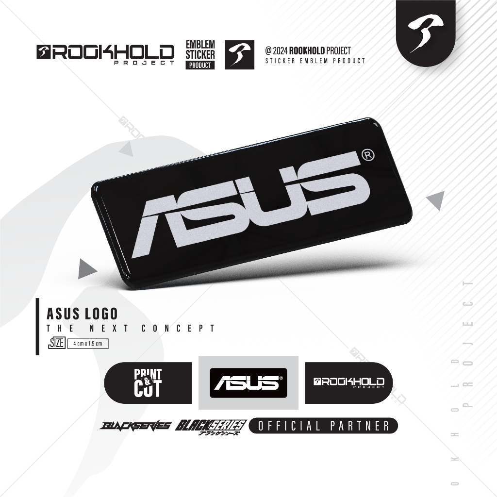 Jual Stiker Emblem ASUS Logo | Stiker TImbul ASUS Logo | Stiker PC ...