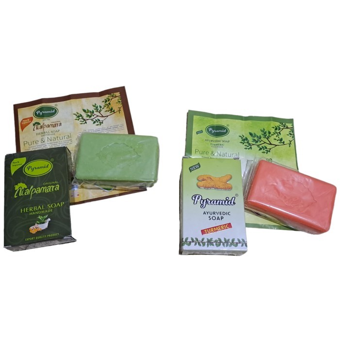 Jual NEW Sabun PYRAMID NALPAMARA/TURMERIC Racikan Herbal Rempah Kunyit ...