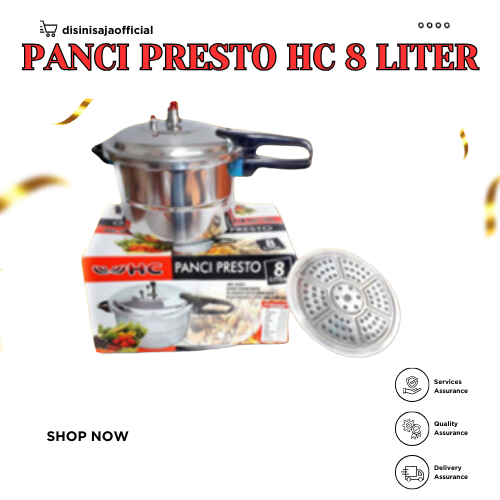 Jual Panci Presto HC 8 Liter mengukus/merebus/presto | Shopee Indonesia