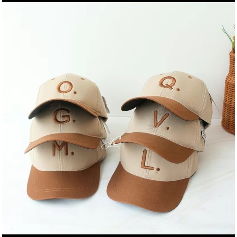 Jual Topi Fashion Anak Unisex INISIAL A-Z Laki Laki Perempuan Topi ...