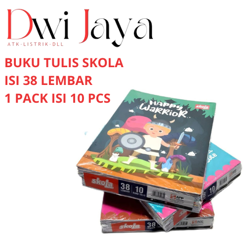 Jual Pack/Buku tulis Skola isi 38 lembar 1 Pack isi 10 Pcs Buku ...