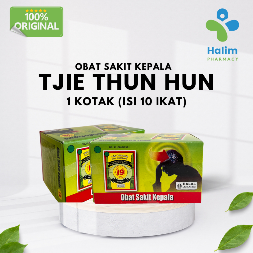 Jual Thie Thun Hun Puyer 19 Obat Sakit Kepala - 𝗧𝗘𝗥𝗠𝗨𝗥𝗔𝗛 𝟭 KOTAK 𝗜𝗦𝗜 ...