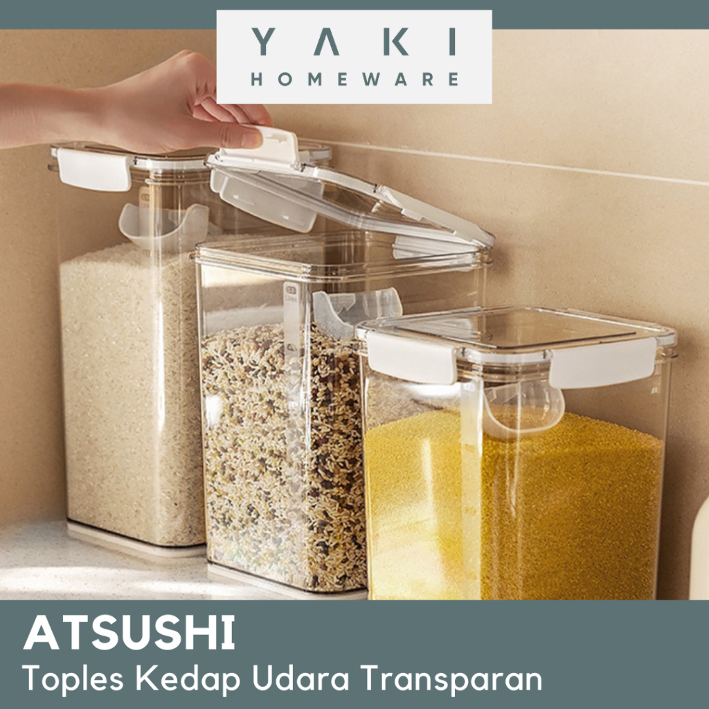 Jual YAKI - ATSUSHI Penyimpanan Box Camilan Minimalis Toples Makanan ...