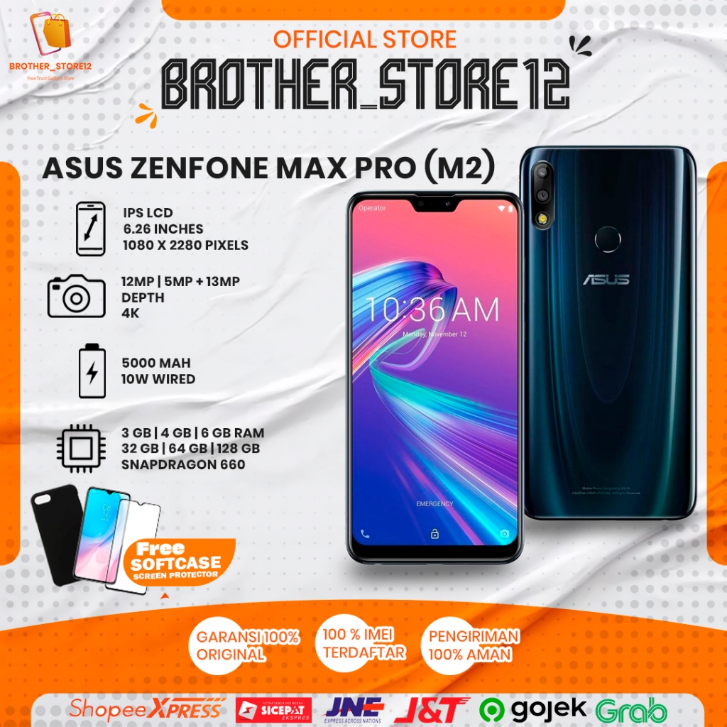 Jual asus max pro m2 second original | Shopee Indonesia