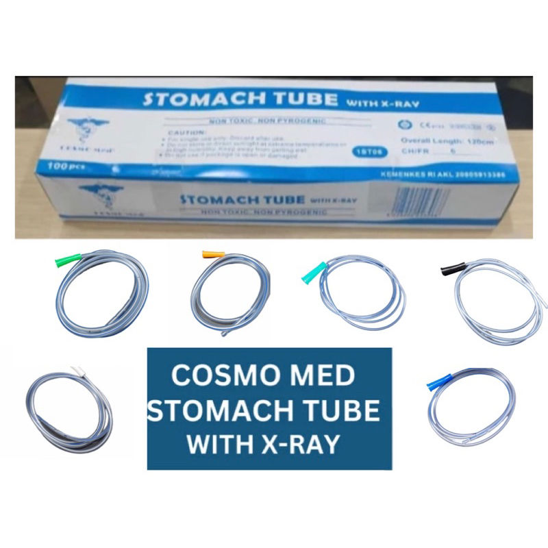Jual Cosmomed Stomach Tube NGT Selang Sonde 6,8,10,12,14,16 Fr 120cm ...