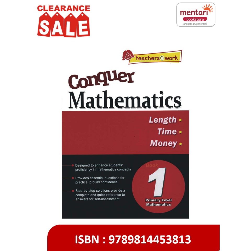 Jual Conquer Maths Book 1 - Measurement, Time, Money | Buku Latihan ...
