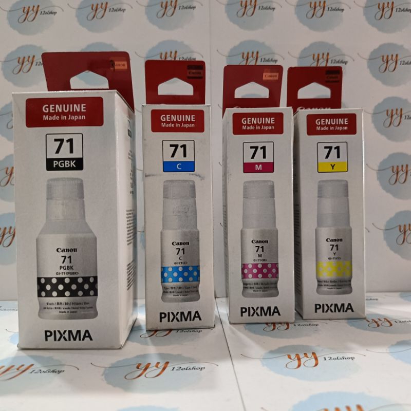 Jual TINTA CANON GI71 FOR CANON G1020 G2020 G3020 G3060 ORIGINAL ...