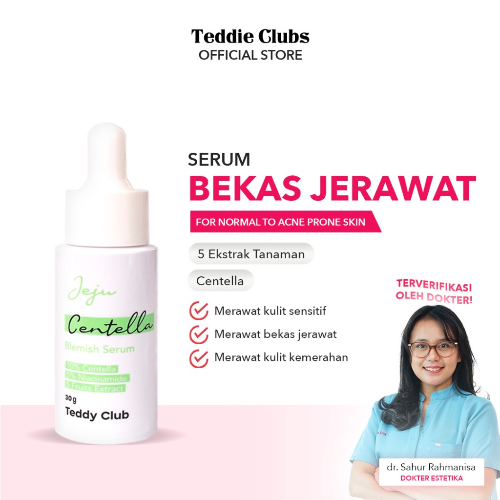 Jual Teddy Clubs Jeju Centella Blemish Serum [EXP JULI 2025 ...