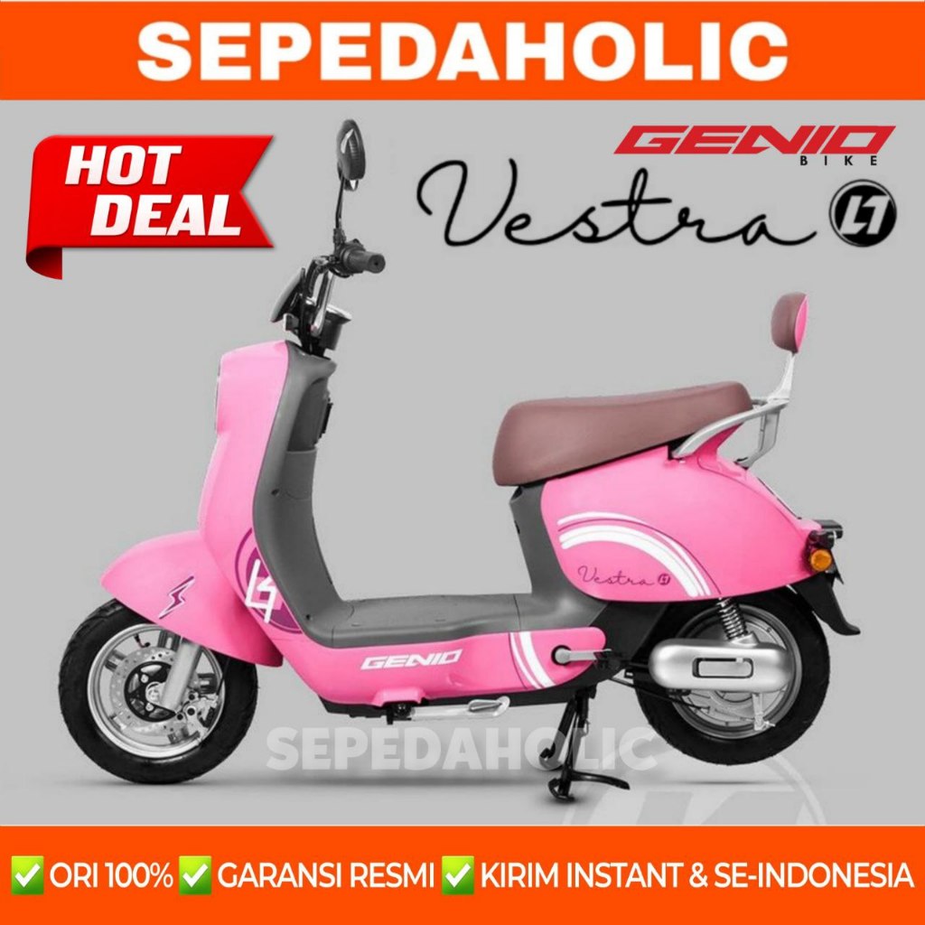 Jual Sepeda Listrik GENIO VESTRA L1 750 Watt / VESTRA L2 860 Watt ...