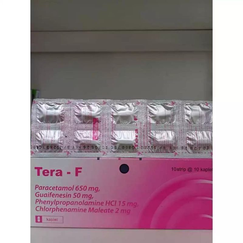 Jual Tera-F (10 Tablet) | Untuk Meringankan Demam Batuk dan Pilek ...
