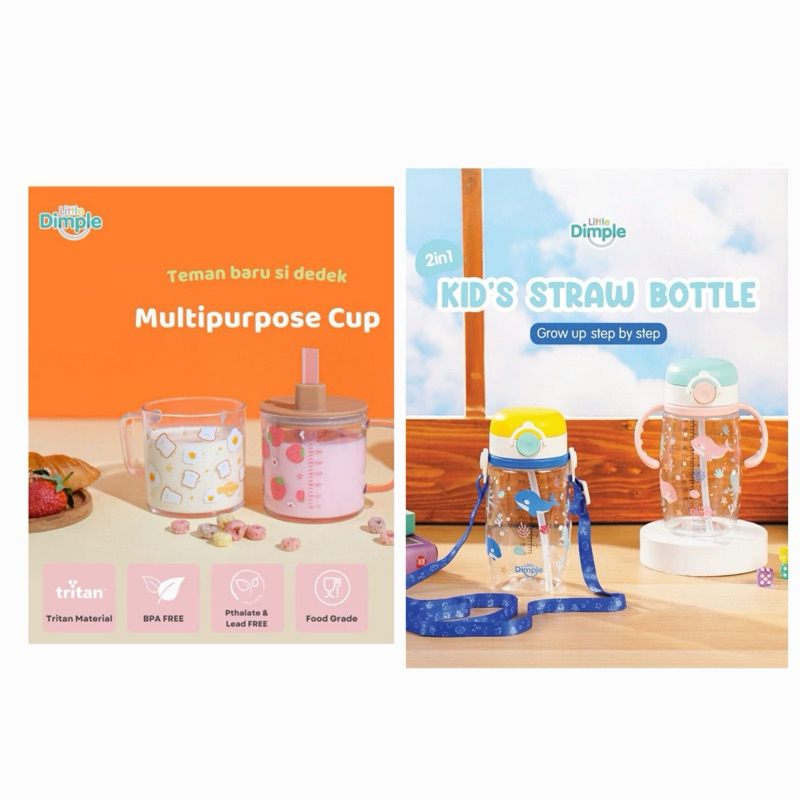 Jual [READY!!] Little Dimple Multipurpose Cup MILK CUP Gelas Tritan ...